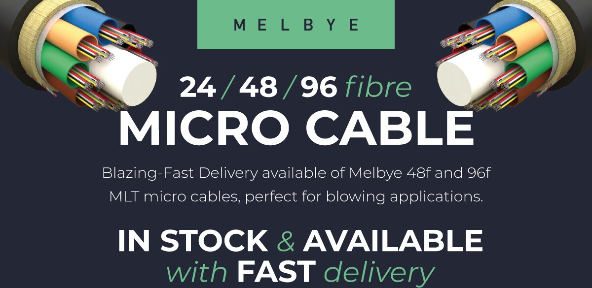 Fast delivery of Micro Cable 48f and 96f | Melbye