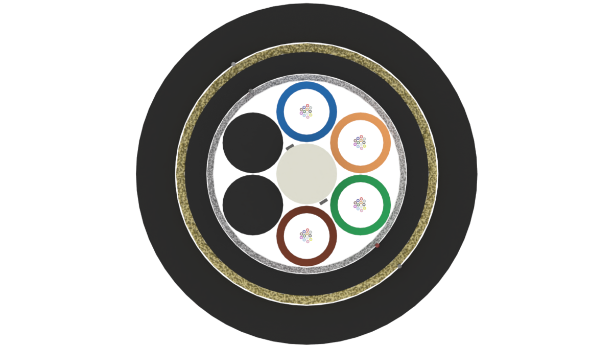 48F G652D ADSS MLT Black HDPE 15kN OD 15,7mm 4km/dr | Melbye