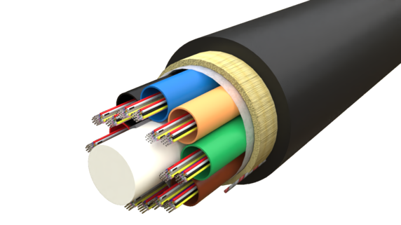 96F G657A1 Micro Lite cable MLT Black HDPE OD 6.0mm EIA/TIA 4km/dr | Melbye