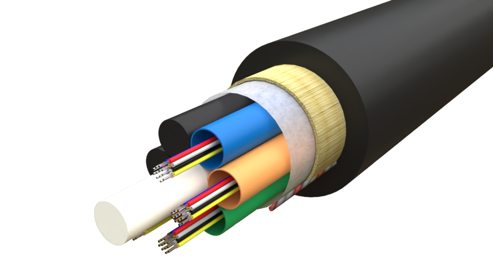 48F G652D Duct lite cable MLT Black HDPE OD 9.4mm 4km/dr | Melbye