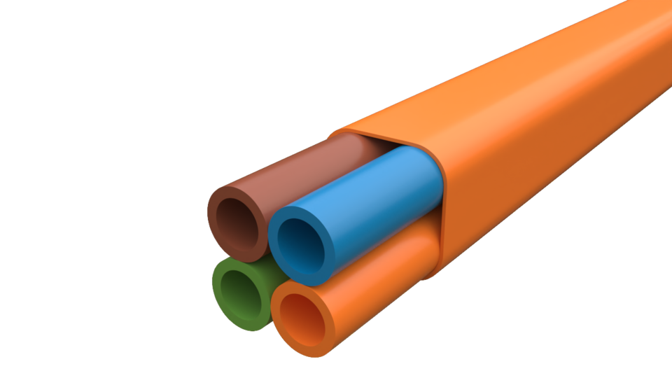 Microduct 4way Bundle 14-10mm | Melbye