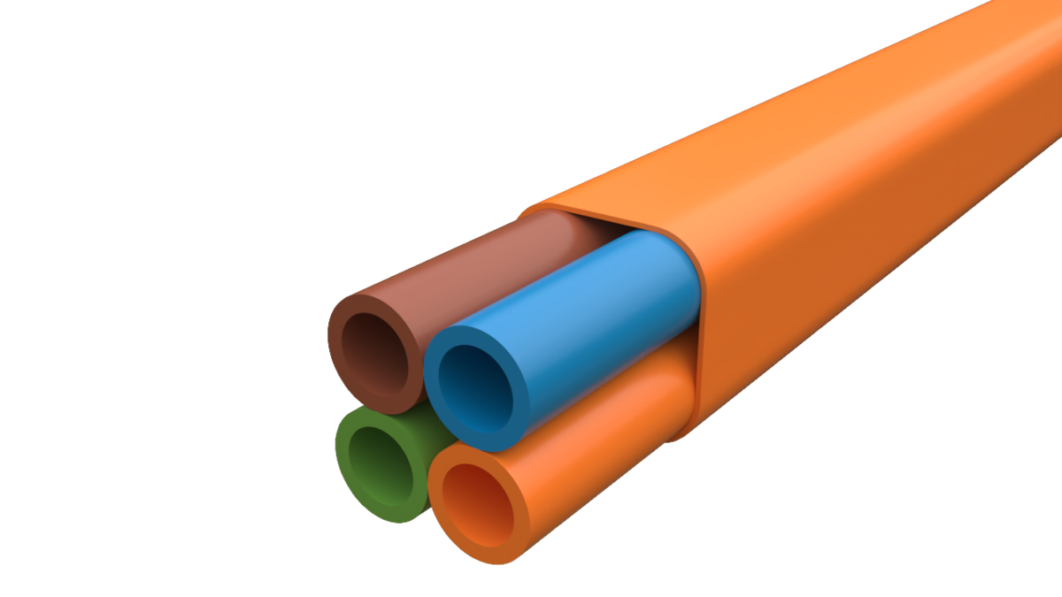 Microduct 4way Bundle 14-10mm | Melbye