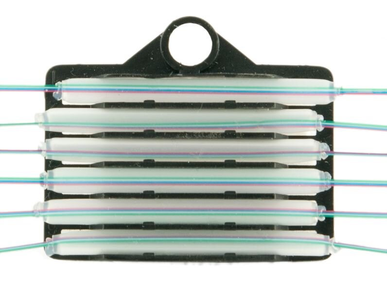 TS6 splice holder 6-position for ribbon and 3M fiberlook | Melbye