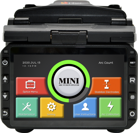 Mini-3S active alignment V-groove fusion splicer complete package | Melbye