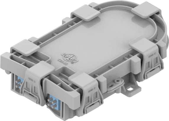 Coyote STP-JR IP68 incl. 12F splice holders and adaptor plate | Melbye