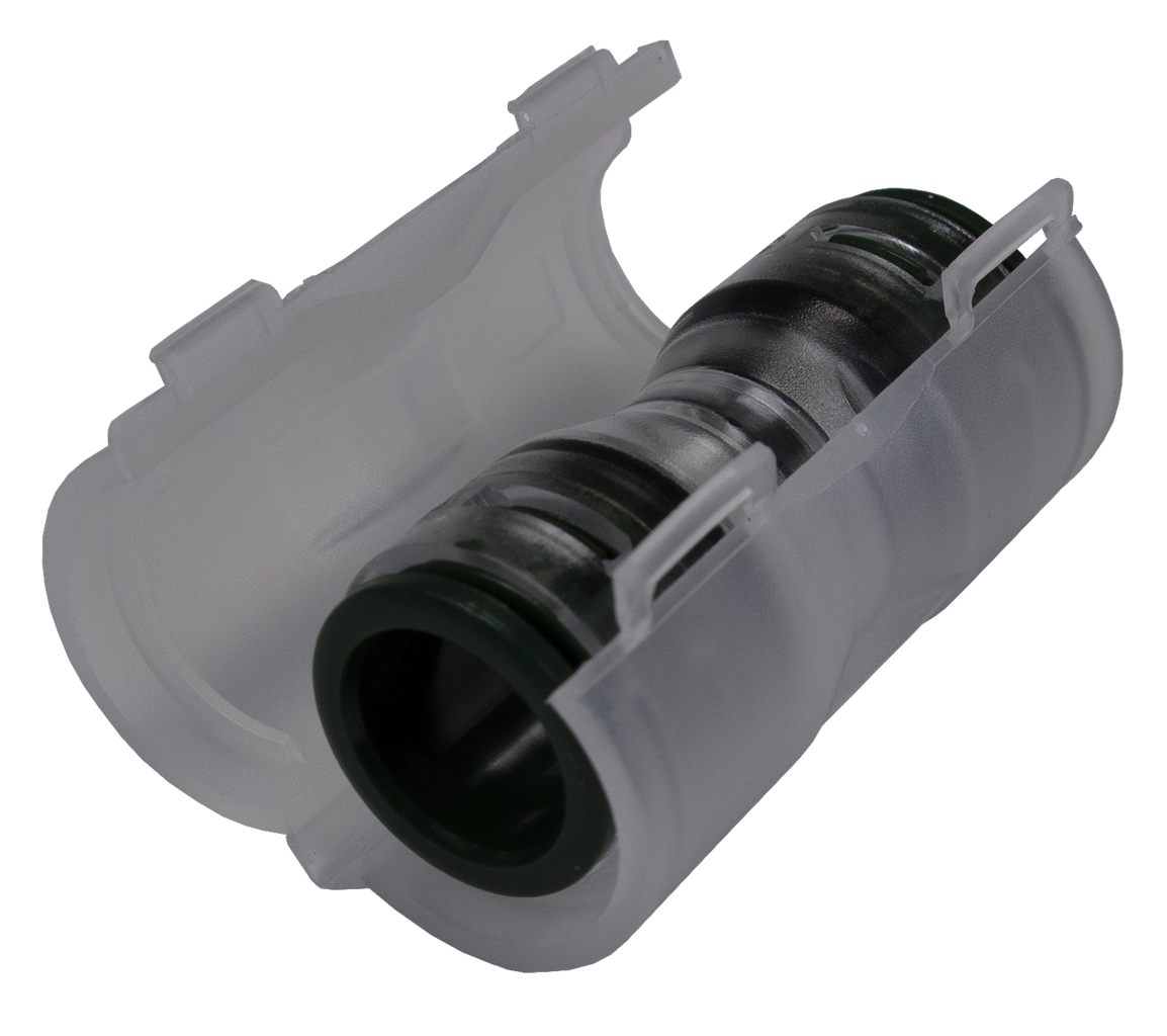 Straight Connector 7/3.5mm DB With cover for Direct Bury, GREEN | Melbye